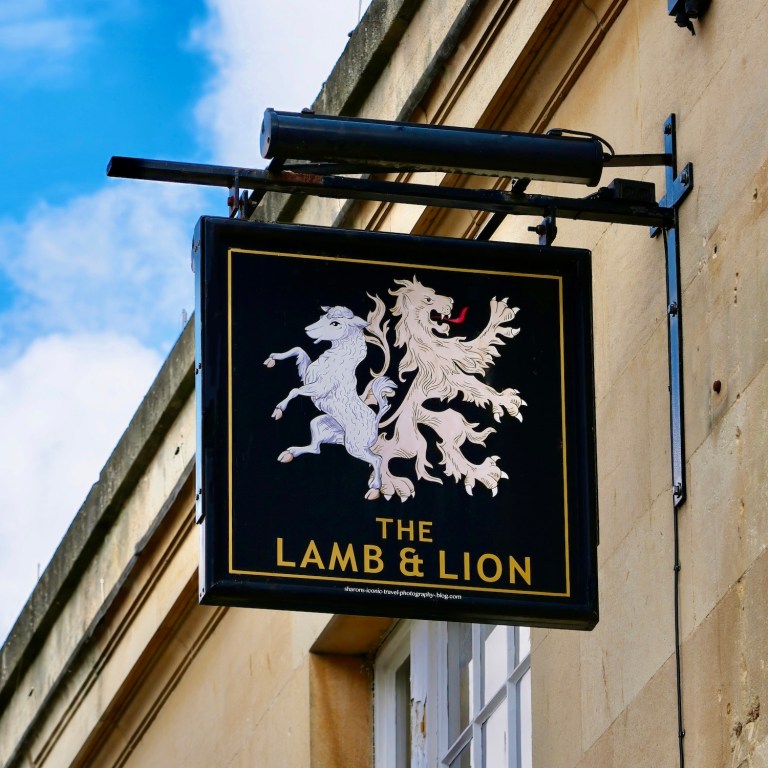 The Lamb and Lion Pub Sign – Sharon's Iconic Travel Photography Blog