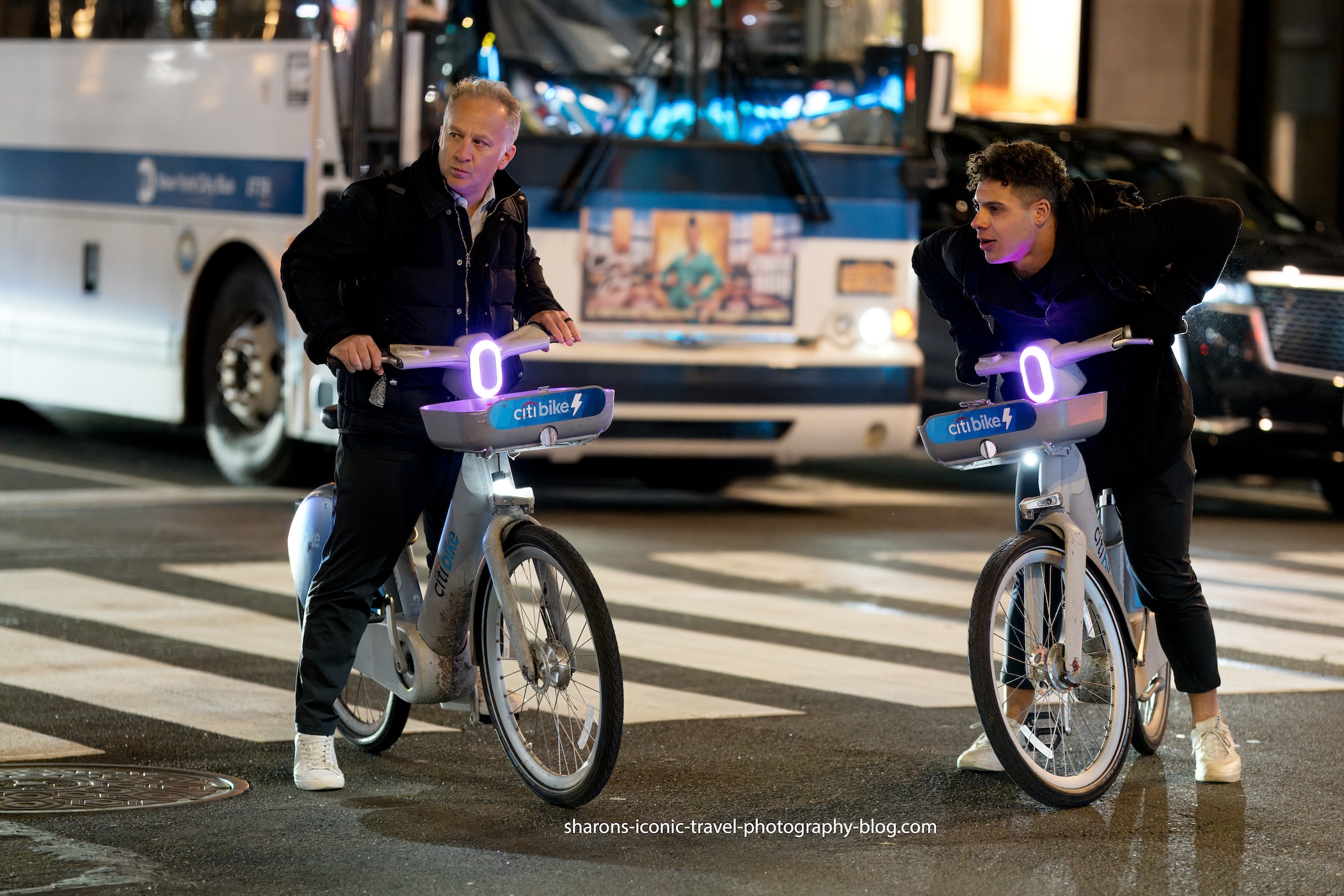 Citybikes at Night – Sharon's Iconic Travel Photography Blog